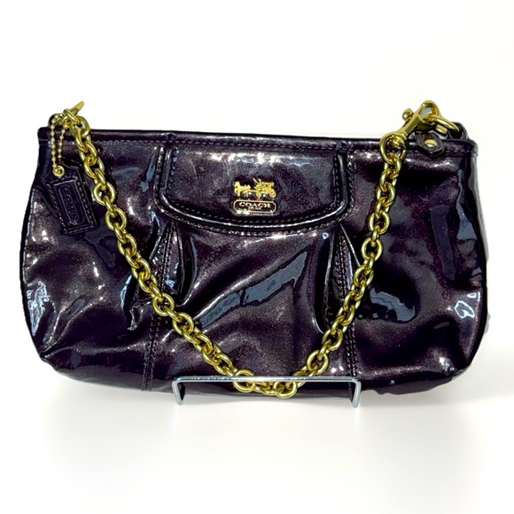Coach | Bags | Coach Madison Patent Leather Wristlet | Poshmark